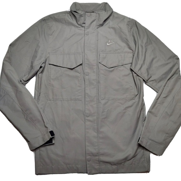 Nike | Jackets & Coats | Nike Sportswear Men Small Gray Woven M65 Utility Jacket Cz9922 Size Xl ...